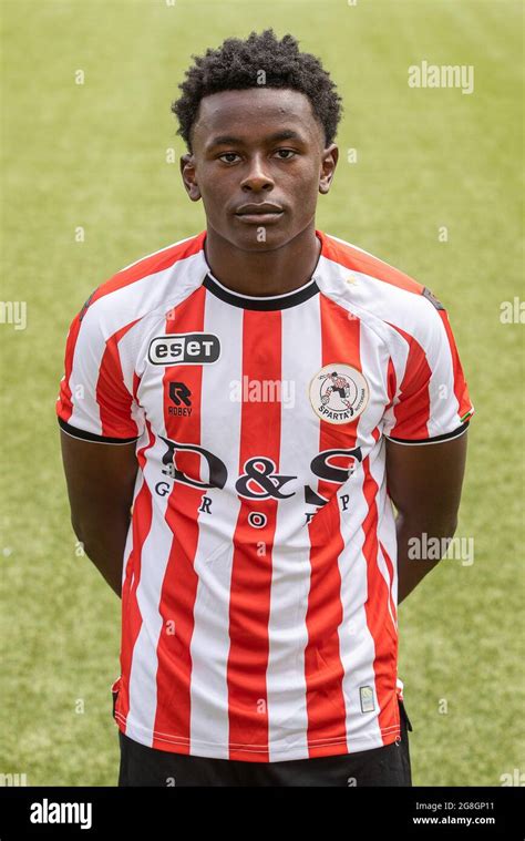 Rotterdam Netherlands July 19 Aaron Bashir Of Sparta U23 During The Team Presentation Of