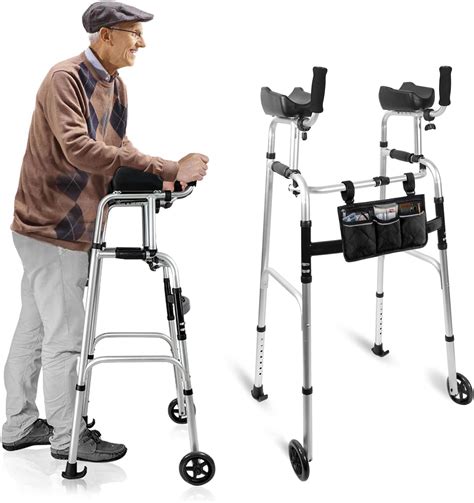 Vive Sit To Stand Walker Rolling Stand Assist Walker With
