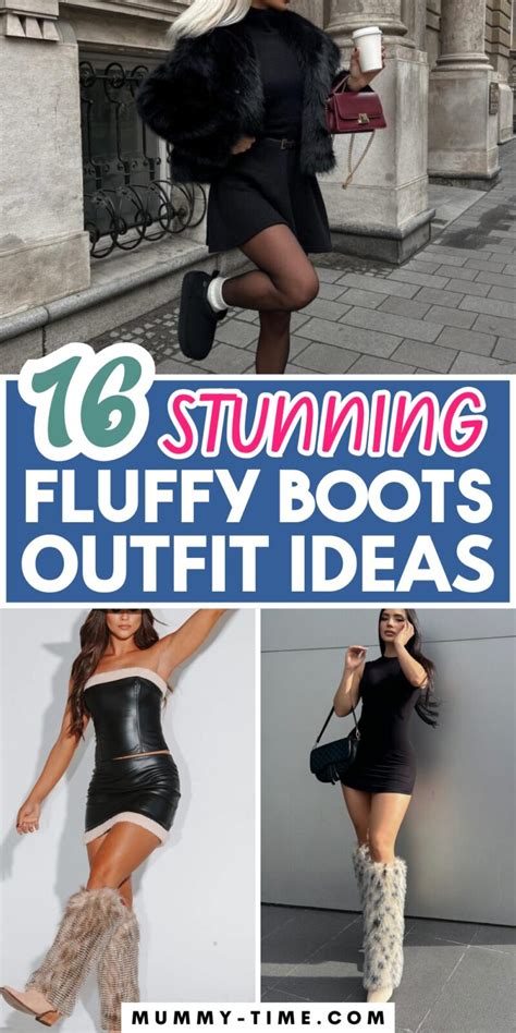 16 Cute Fluffy Boots Outfit Ideas Mummy Time