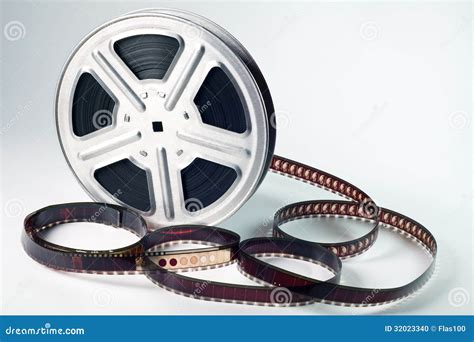 35 Mm Film Reel Perforations Spool Movie Symbol Stock Image