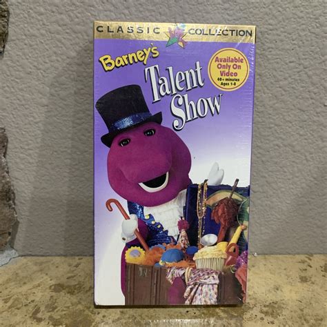 Barney Barneys Talent Show Vhs 1996 Classic Collection 2010 Brand New
