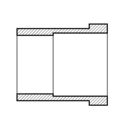 Pvc Reducer Bushing 15 Spig X 125 Slip