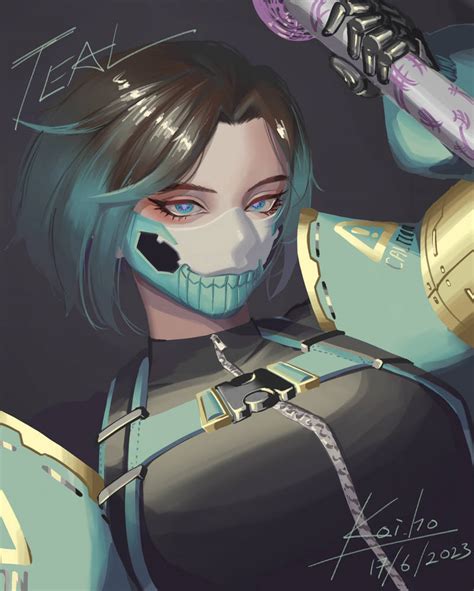 Teal Character Art By Koiho On Deviantart