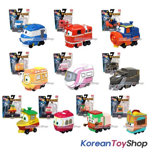 Robot Trains Kay Friends 10pcs Set Diecast Plastic Toy Car 2 Series