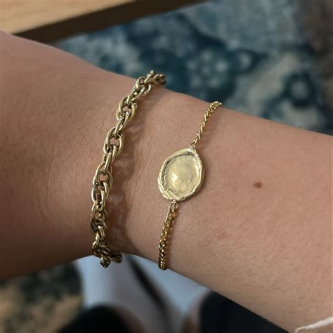 צמיד זהב עם טביעת אצבע תכשיט לאמא