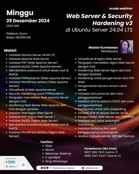 Komunitas Ubuntu Server Webinar X Code Web Server And Security