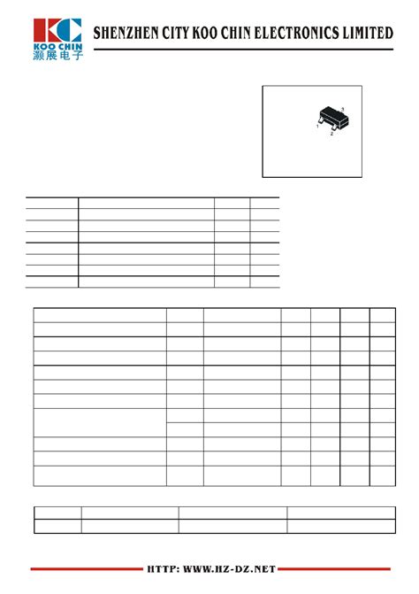 J3 Marking, S9013 datasheet(1/2 Pages) KOOCHIN | TRANSISTOR (NPN)