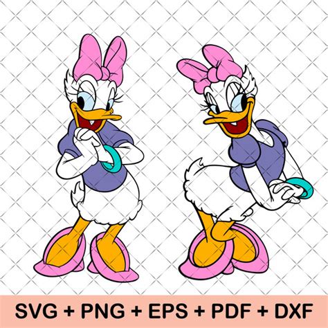 Daisy Duck Head Svg Daisy Duck Head Face Clipart Png Daisy Inspire Uplift