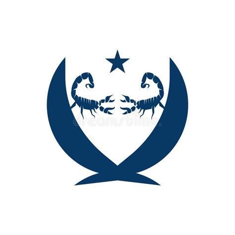 Scorpion Icon And Symbol Vector Template Stock Vector Illustration Of