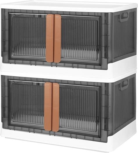 Fresh Fab Finds Set Of 2 White Foldable Collapsible Storage Bins