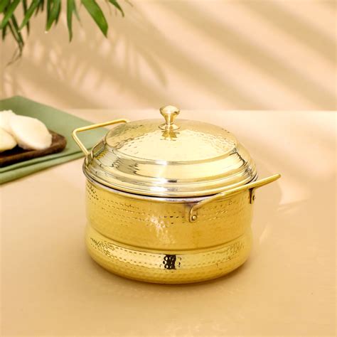 Brass Idli Cookermaker 8 Inch Vedansh Craft