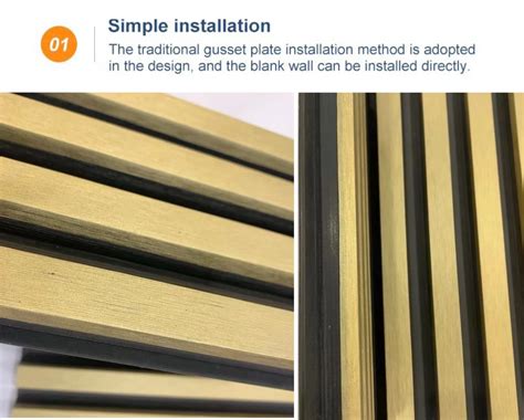 Decorative Wall Panels Outdoor Wall Panel Moisture Proof Modern Design