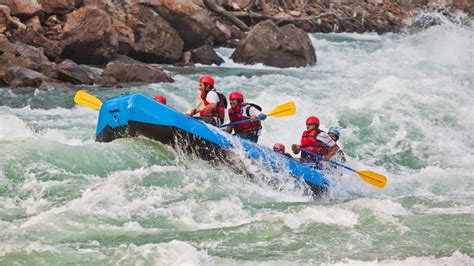 Rapids In River Ganges Rishikesh River Rafting In Rishikesh Camping