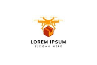 Drone Delivery Service Logo Design Graphic By Distrologo · Creative Fabrica