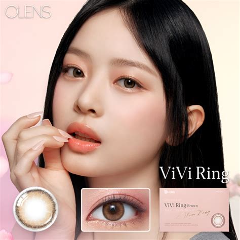 Olens Vivi Ring Brown Month 1 Color Monthly Vivi Ring Brown Month Colored Contact Lenses K
