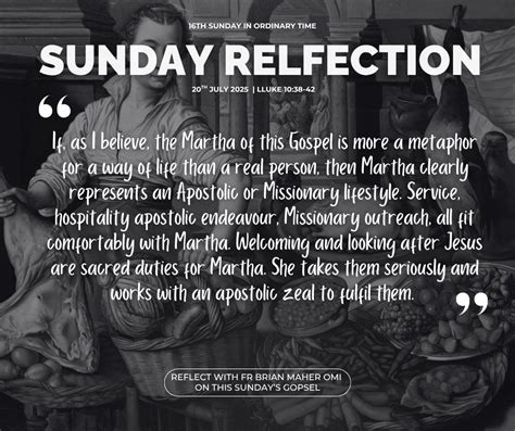 16th Sunday In Ordinary Time Missionary Oblates Of Mary Immaculate