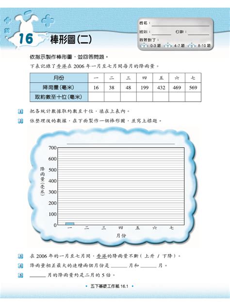 P5 數學 26 棒形圖 二 Pdf