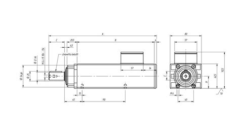 Precision Electric Motor Spindle Pe1 2 Sc L
