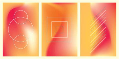 Abstract Orange Gradient Mesh Background Template Copy Space Set For