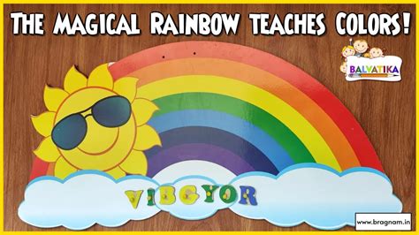The Magical Rainbow Teaches Colors Vibgyor For Preschoolers Bragnam