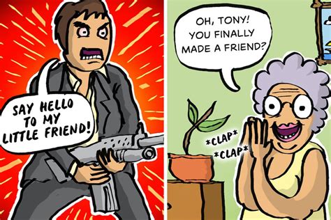 This Artist Creates Dark Humor Comics With Unexpected Twists And Here