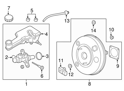 2013 2020 Ford Master Cylinder Dg9z 2140 N