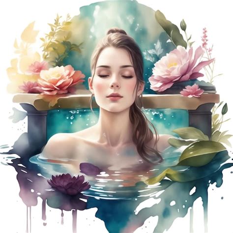 Premium Ai Image Woman In Spa Massage Room Images With Ai Generated