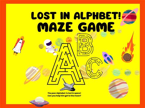 어린이들을 위한 알파벳 미로찾기 크몽
