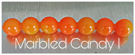 Lickem Lures Candy Chain Marble Soft Fishing Beads 8mm