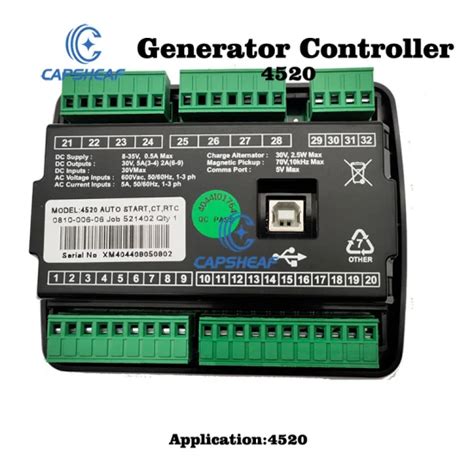 Generator Auto Start Control Panel Module Dse Deepsea Ats Amf 4520 Generator Controller Dse4520