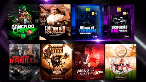 Pack Flyers Posts Gta Rp Social Media Behance