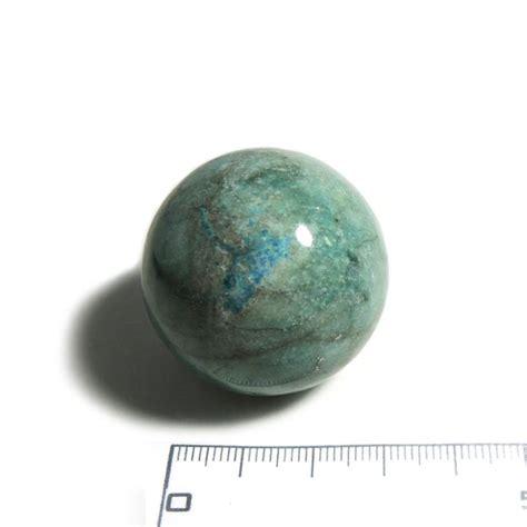 クリソコラ スフィア 丸玉 ボール 産地 ペルー Chrysocolla 珪孔雀石 天然石 鉱物 1点もの 現品撮影 Chbb 30 トルマリン専門店ニューウェーブ 通販