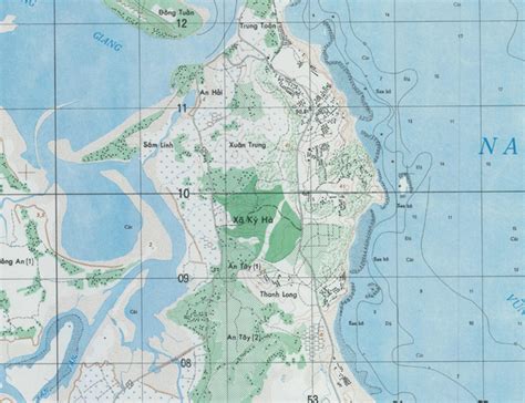 Chu Lai Vietnam Topographical Map Battle Archives