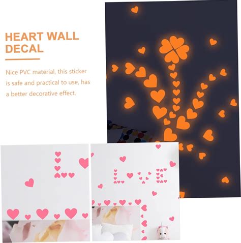 Angoily 1 Hoja De Pegatinas De Pared Estética Fluorescencia Calcomanía