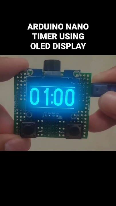 Arduino nano timer using OLED - YouTube