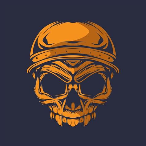 Premium Vector Vector Skull Face Artwork Illustration