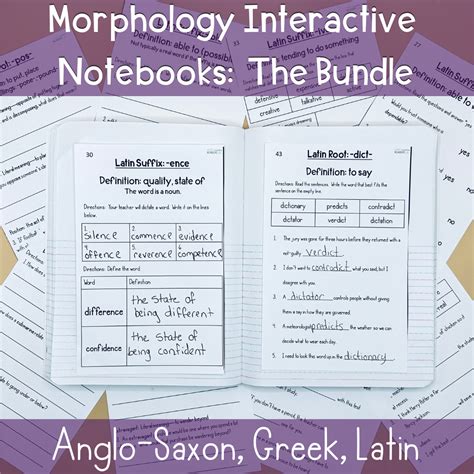 Morphology Interactive Notebooks The Bundle Campbell Creates Readers
