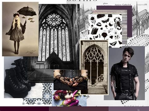 Goth Gothic Mood Board Interiordesign Mood Board What Is