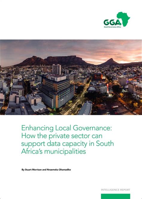 Enhancing Local Governance How The Private Sector Can Support Data