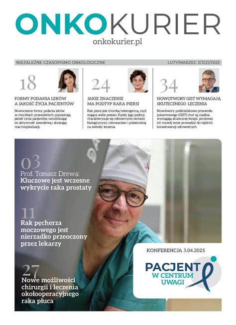 Czasopismo Onkokurier Wydanie 2 32025 Onkokurier