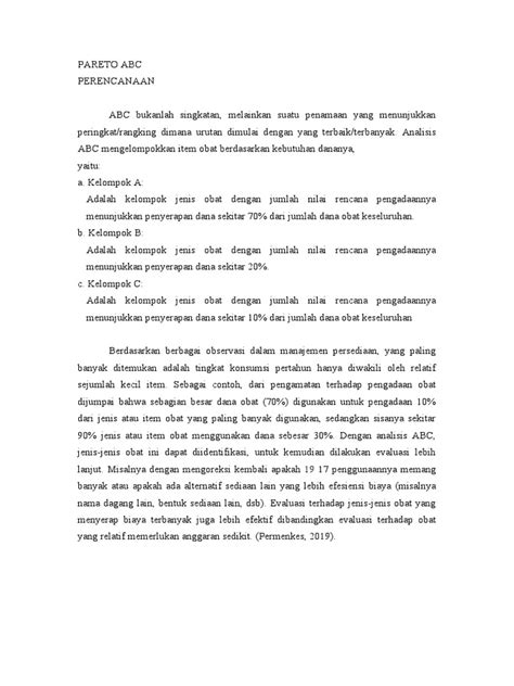 Pareto Abc Pdf