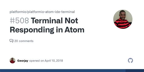 Terminal Not Responding In Atom · Issue 508 · Platformio Platformio Atom Ide Terminal · Github