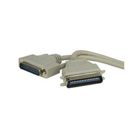 Centronics Parallel Port Printer Lead Db25 Male C36 Male 1 8m 501