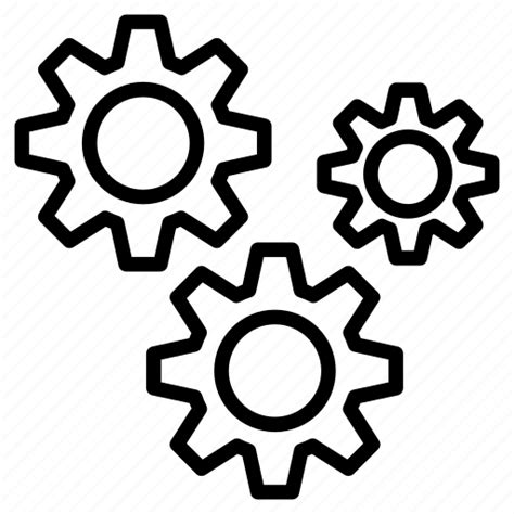 configuration gear preference setting wheels icon download on