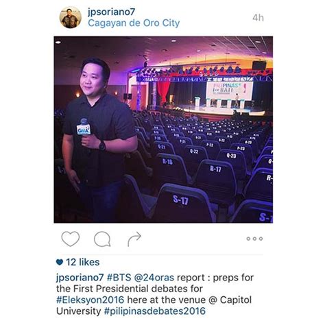 Jp Soriano Teases Presidential Debate Stage Newsko