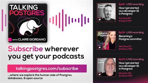 Affan Dar On Linkedin Podcast Postgresql Talkingpostgres