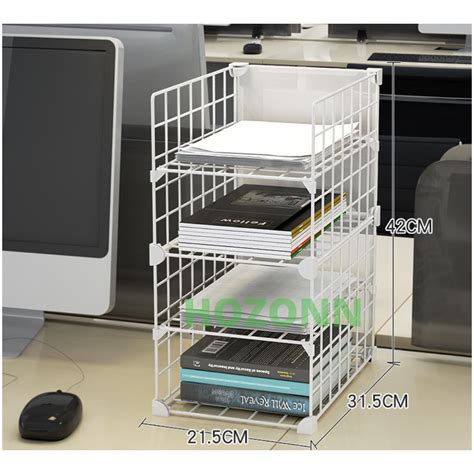 Hozonn A4 Paper Rack Multipurpose Paper Rack Multiple Layer Paper Rack