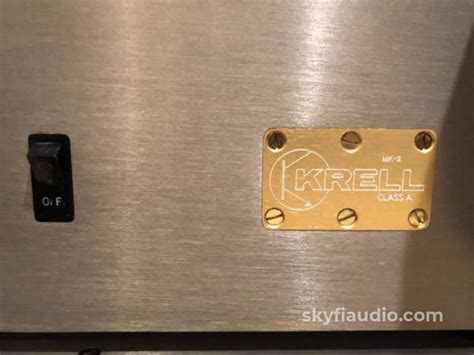 Krell Kma 200 Monoblock Solid State Power Amplifiers Class A Skyfi Audio