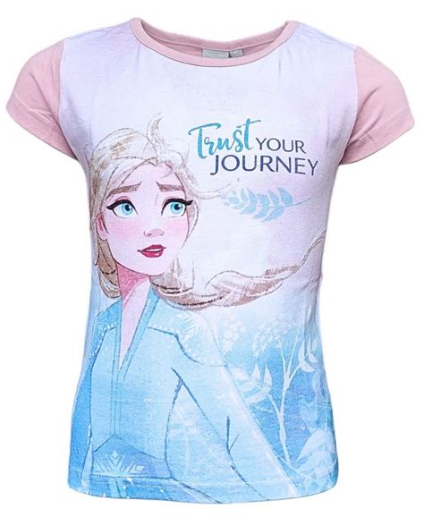 Disney Frozen T Shirt Elsa Trust Your Journey Mädchen Kurzarmshirt