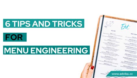 6 Menu Engineering Tips And Tricks